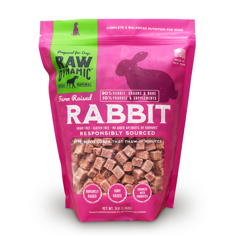 RABBIT FORMULA FOR DOGS – Raw Dynamic